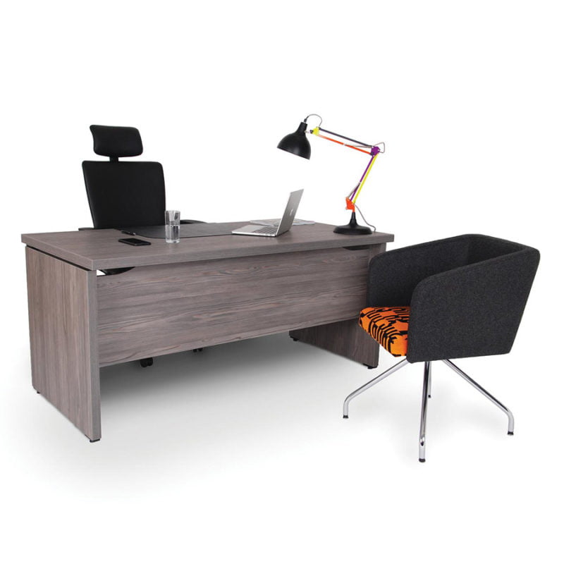 Focus Single Pedestal Panel End Desk - Education Furniture Moffett ...